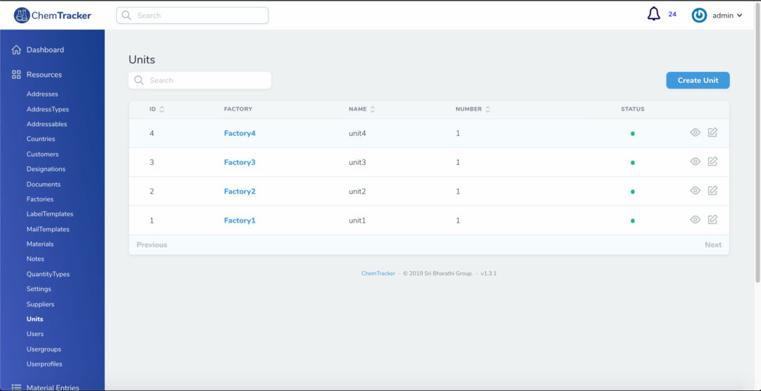 ChemTracker Web Based Chemical Inventory Tracking, Labeling Software