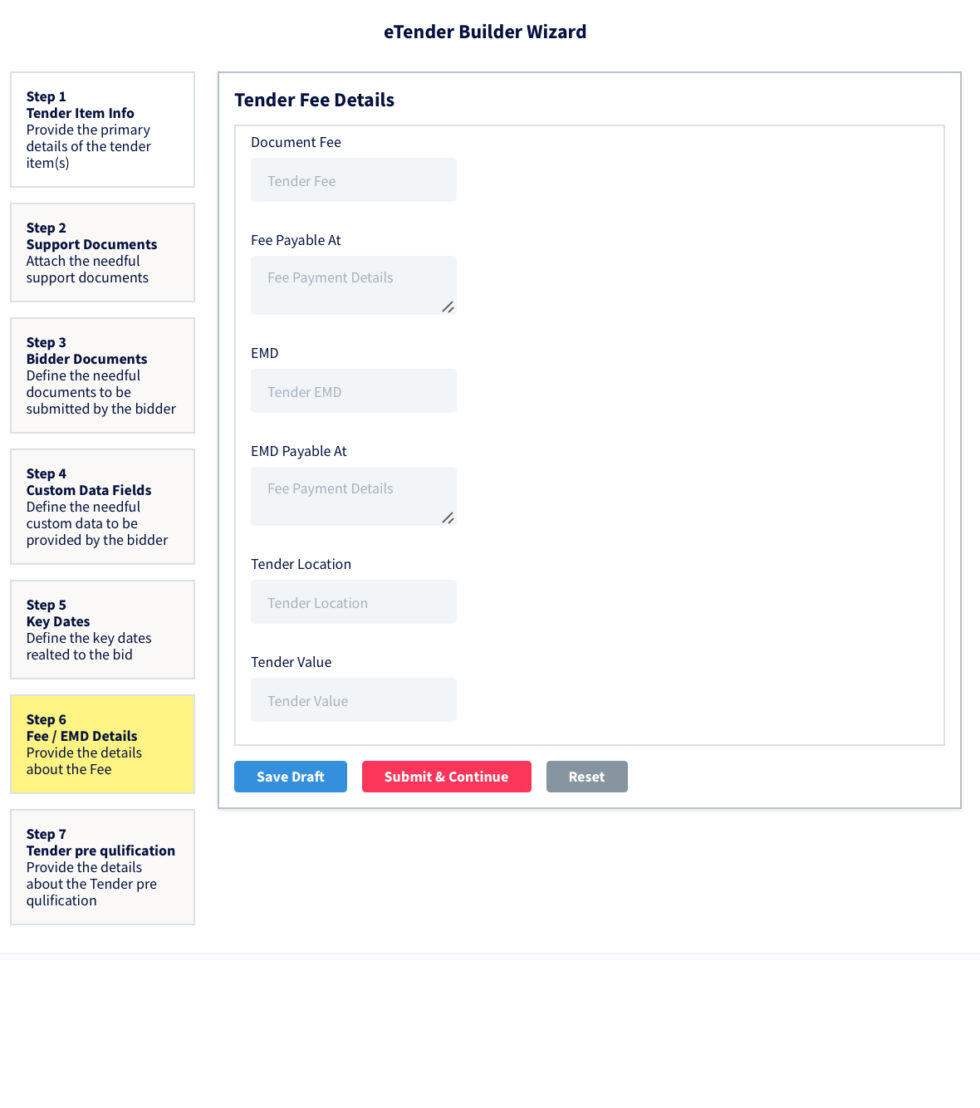 E-Tender Software | Cloud Based Tender Management System