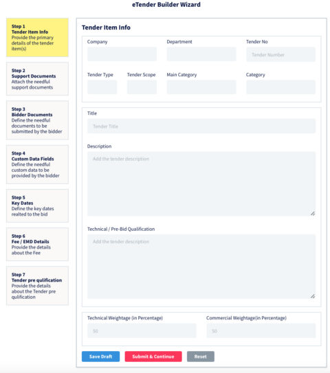 E-Tender Software | Cloud Based Tender Management System
