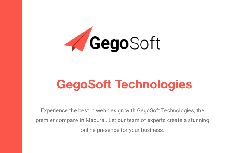 GegoSoft Technologies - Product Development Company